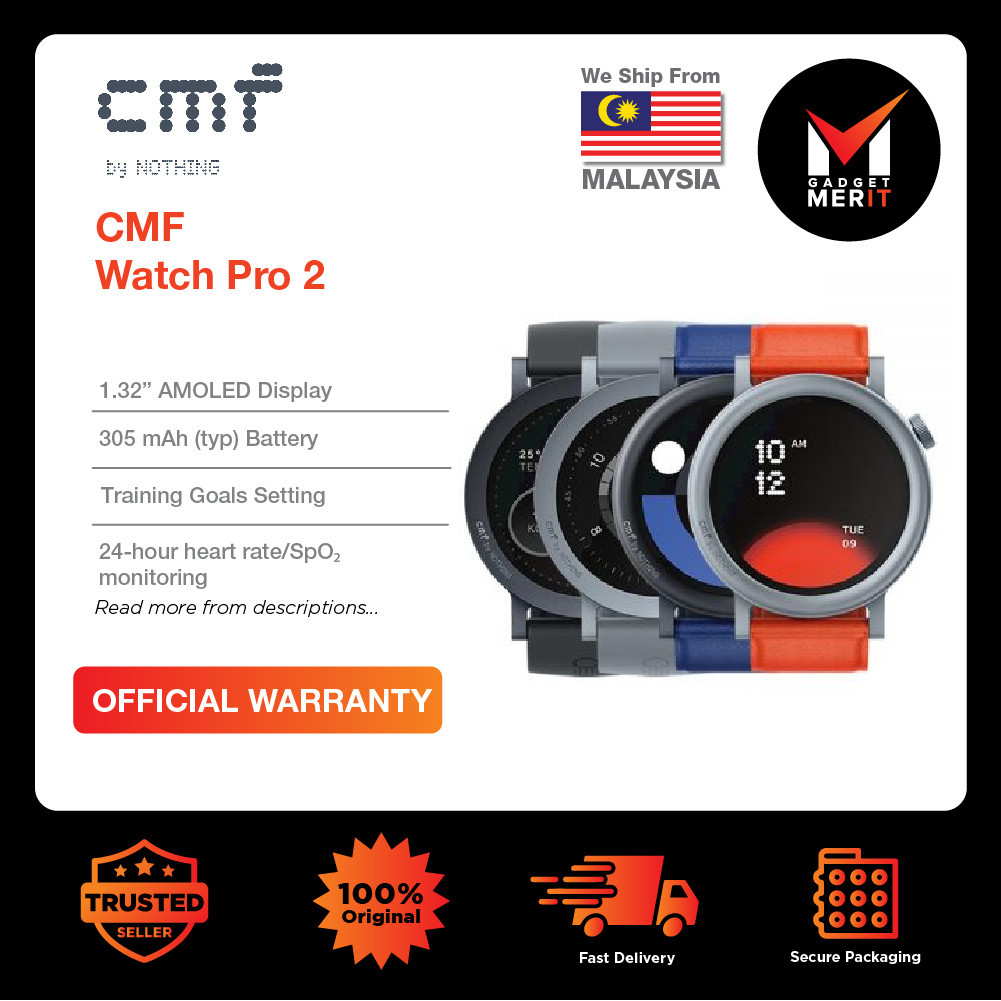 CMF Watch Pro 2 Smartwatch | Bluetooth Calls | 1.32" AMOLED Display ...