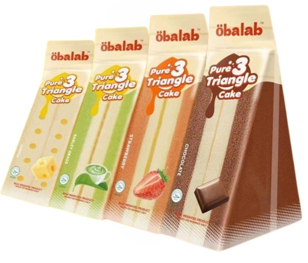 OBALAB PURE 3 TRIANGLE CAKE 100GM | Shopee Malaysia