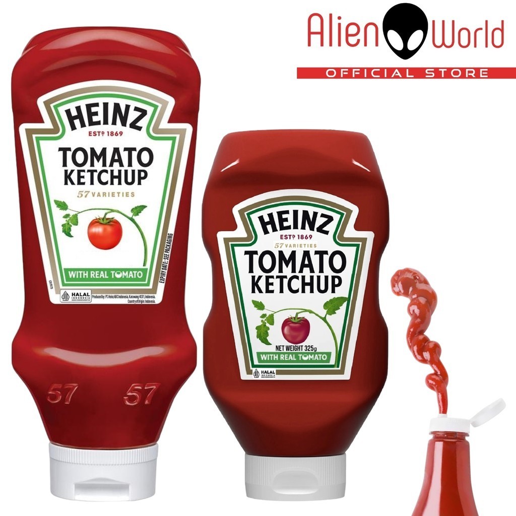 Heinz Tomato Ketchup (325g) + Heinz Tomato Sauce (570g) | Shopee Malaysia