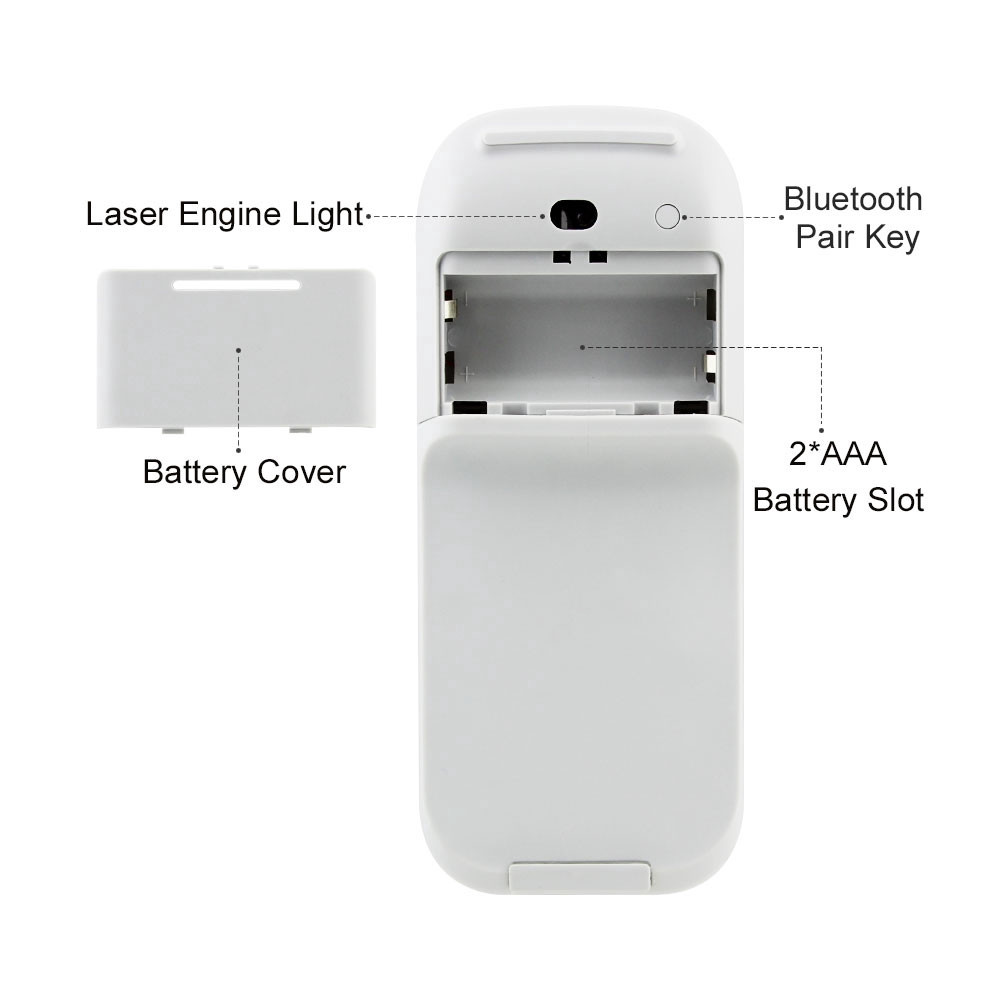 Foldable Silent Bluetooth Mouse Wireless Arc Touch Roller Mice Ultra ...
