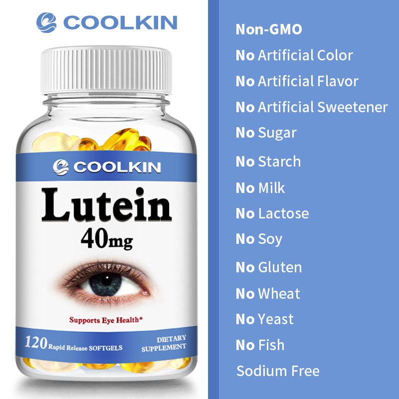 COOLKIN Lutein 40 mg | Supports healthy vision and relieves eye fatigue ...
