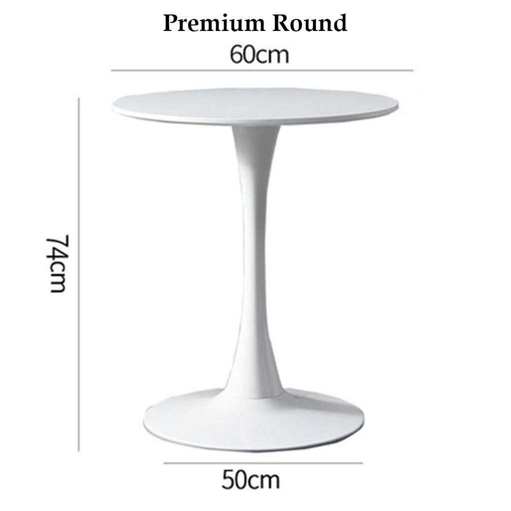MAXEKO 🕊HP035 Northern Style Coffee Table Café Table Office Discussion Table (Round/Square ...