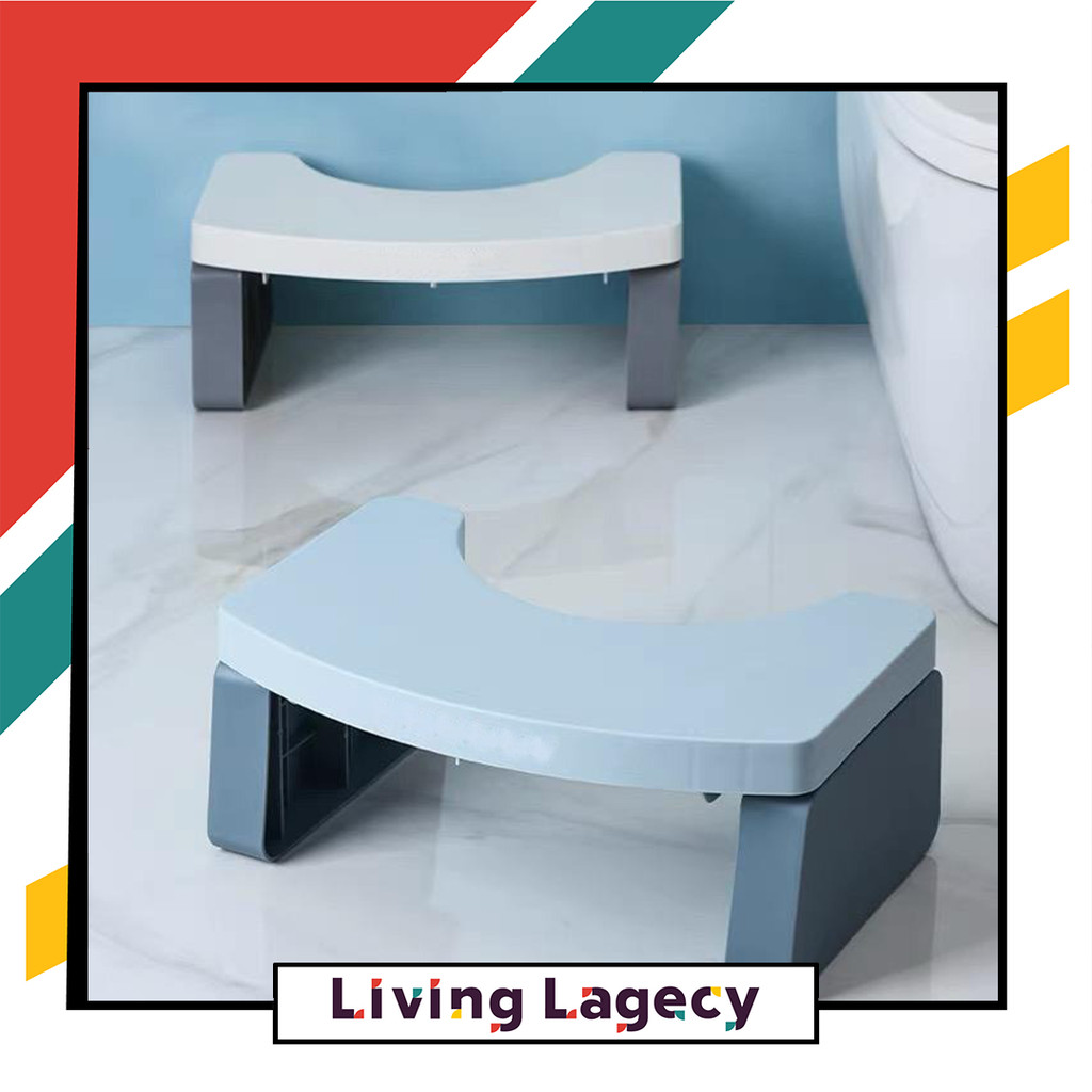 LIVING LAGECY Footrest Toilet Squaty Foot Step Potty Healthy Toilet ...