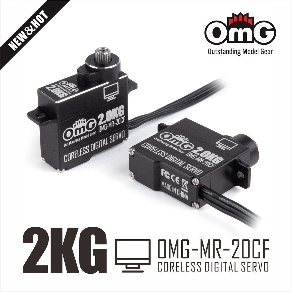 OMG Coreless Digital Servo Micro Size Metal OMG-MR-20CF MR-18CF for RC ...