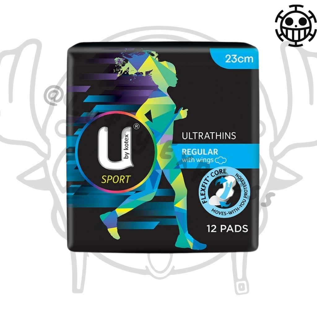 KOTEX Sport Ultrathin Regular Wing Pad 23cm (12s) | Shopee Malaysia