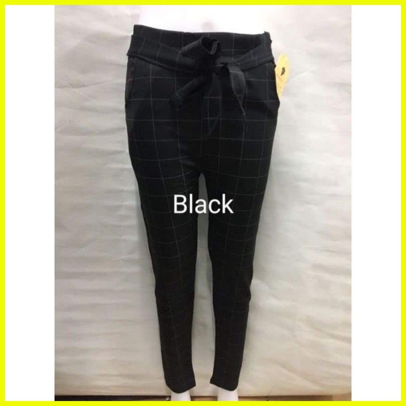 Checkered jay geans 28-34 free size stretchable | Shopee Malaysia