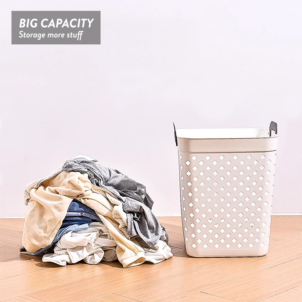 Elianware Minimalist Portable Large Laundry Basket Bakul Baju Toy ...