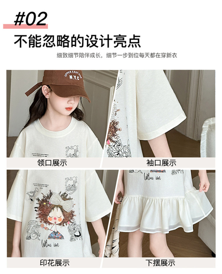 NONO Children's Fashion High Quality Korean Dress for Kids Girl Casual ...