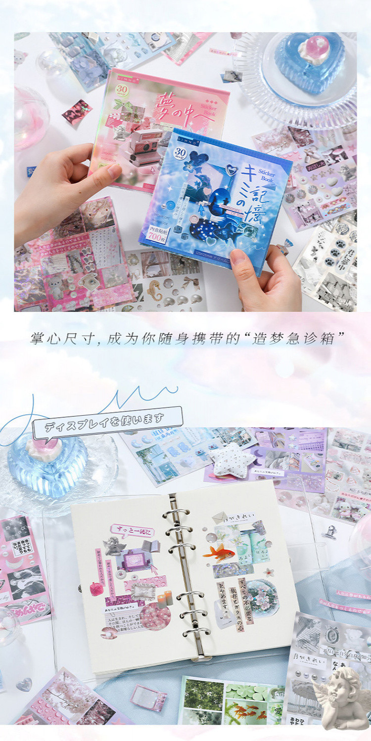 New Style / Japanese Style / Dreamcore / Journal / Die-cut Stickers ...