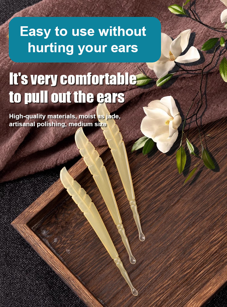 [Soft Head Does Not Hurt Ears] Elastic Ear Pick/Soft Head Silicone Ear ...