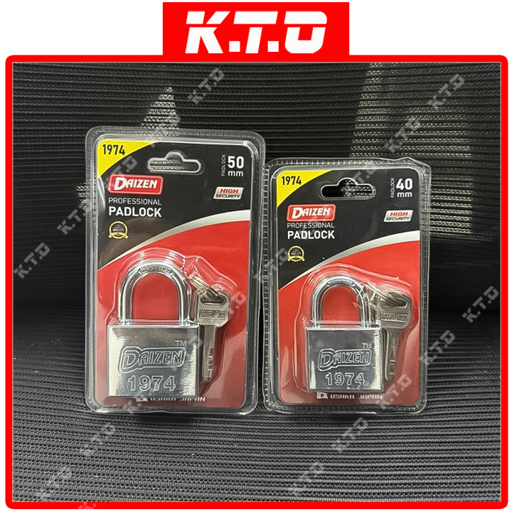 Daizen High Security Padlock Anti-Theft Solid Steel Body Door Padlock ...