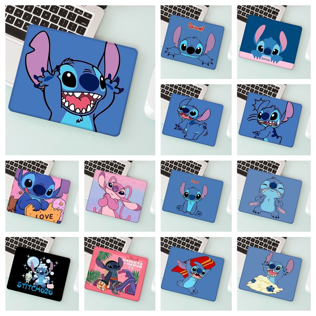 Cute Cartoon Stitch Gaming Mousepad【24CM*20CM】Exquisite Pattern Small ...