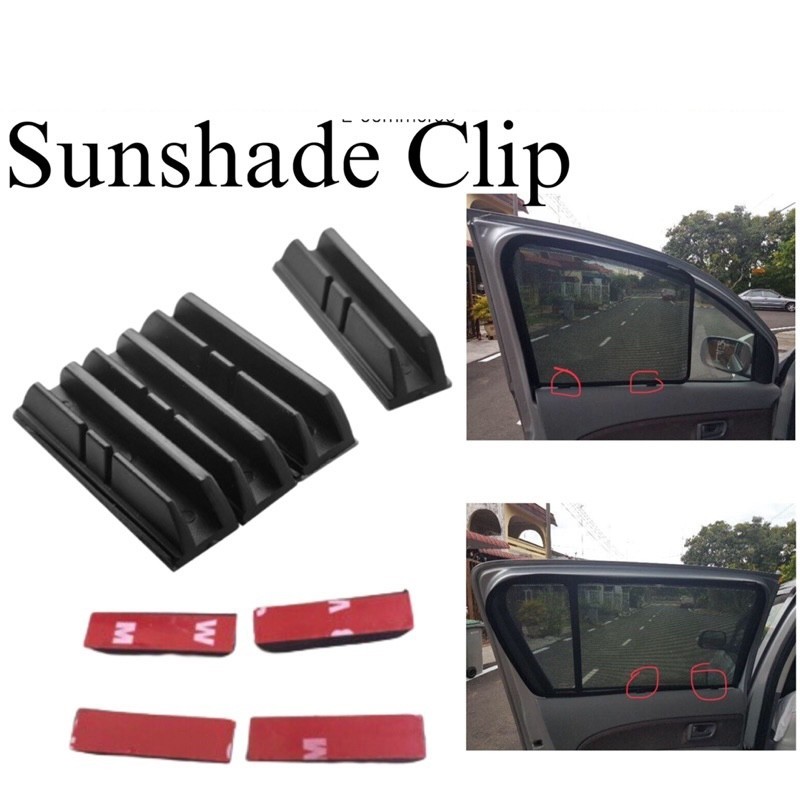 Ready Stock Sun Shade / Magnetic Sun shade Clip Holder for Window ...