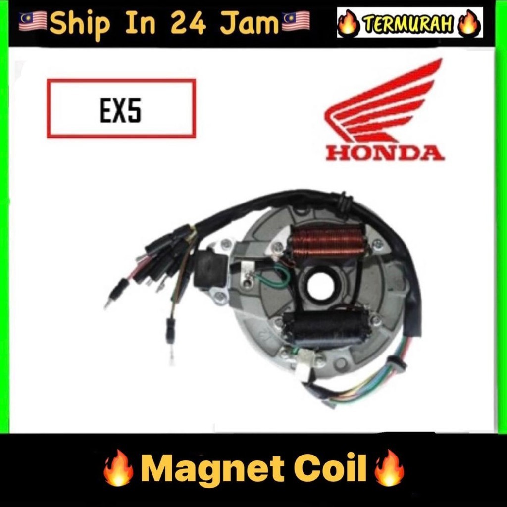 HONDA EX5 HIGH POWER HP Papan MAGNET Fuel Few COIL SET API ROTAR ...