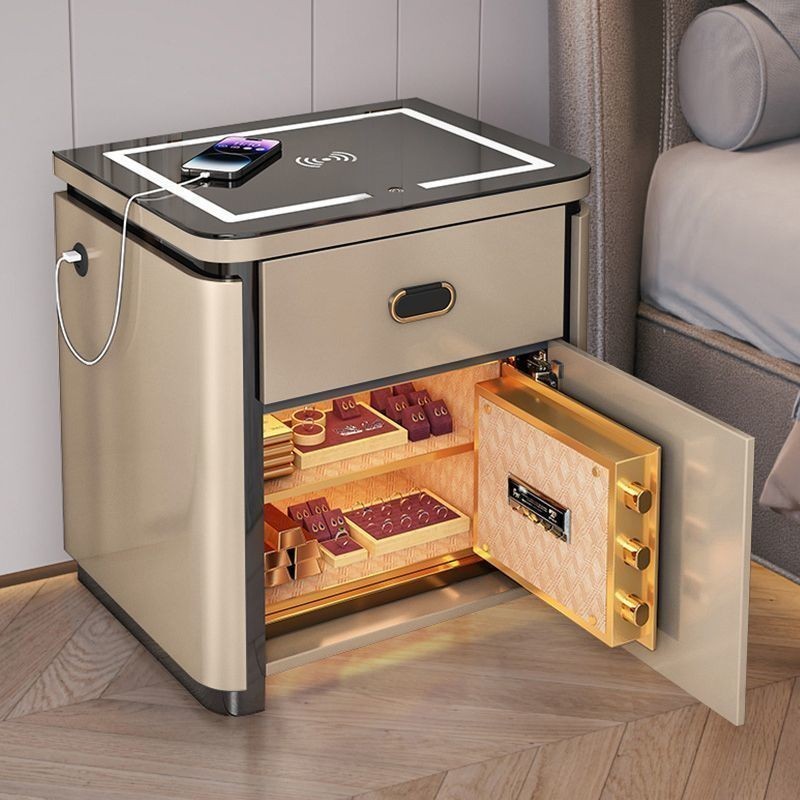 Household Smart Bedside Table Safe Integrated Simple Modern Multi ...