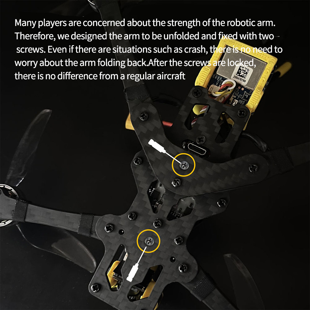 DarwinFPV RTF FPV Kit FoldApe4 Foldable FPV Drone 4 Inch F411 15A ELRS ...