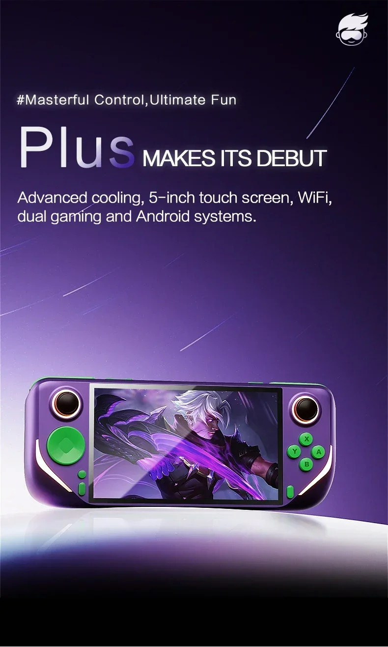 2024 New E6 Plus Handheld Game Console RK3566 HDMI TV Connect 5.0 INCH ...