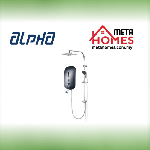 Alpha 3.8kW 2 Liters/minute Instant Shower Heater (Rain Shower - Metal ...