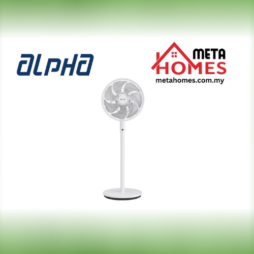 Alpha Fan 12 Speeds Motto Stand Fan(White) SF362 | Shopee Malaysia