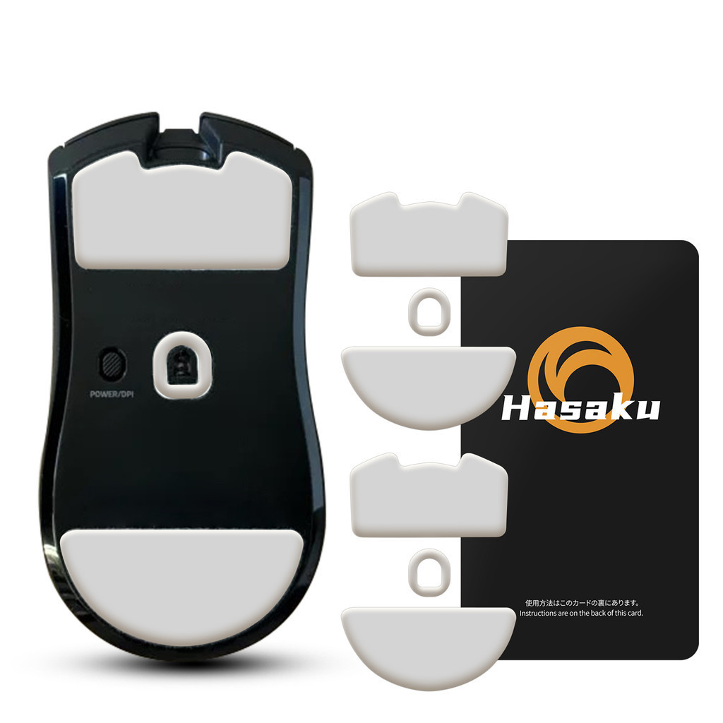2 Sets HASAKU Rounded Curved Edges Mouse Feet Skates for Razer Viper V3 ...