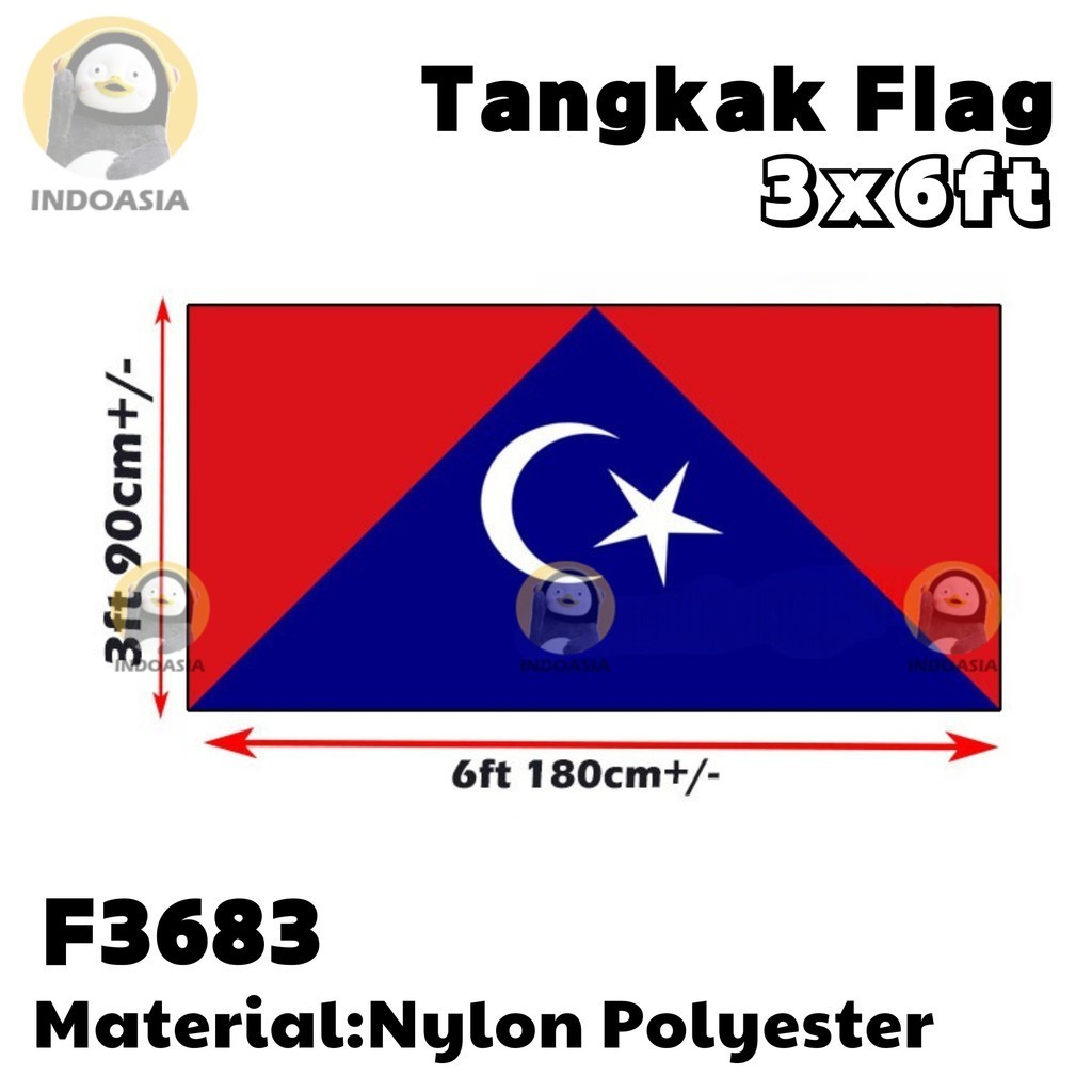 【3X6ft 】Tangkak Flag Bendera Daerah Johor Bendera Tangkak Tangkak Flag Bendera Daerah Johor ...