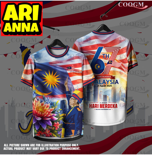 MERDEKA 67 !! Malaysia 67th Merdeka 2024 Design Sublimation Jersey ...
