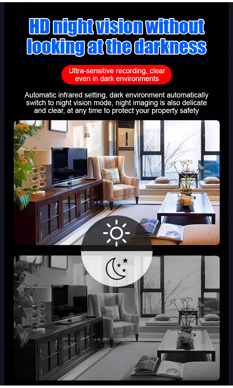 [4K/Ultra-wide Angle]4G Remote Intelligent Surveillance Camera Home ...