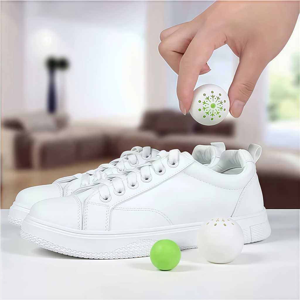 Shoe Deodorant Ball Capsule Non-Toxic Sneaker Foot Care Air Freshener ...