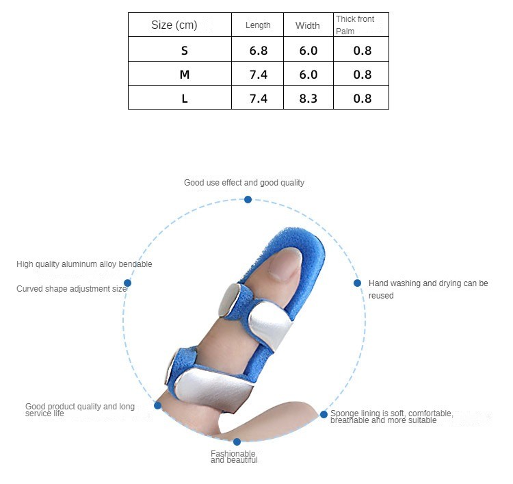 Medical Finger Splint Brace Frog Phalanx Posture Corrector Aluminium Toad Finger Protect Support ...
