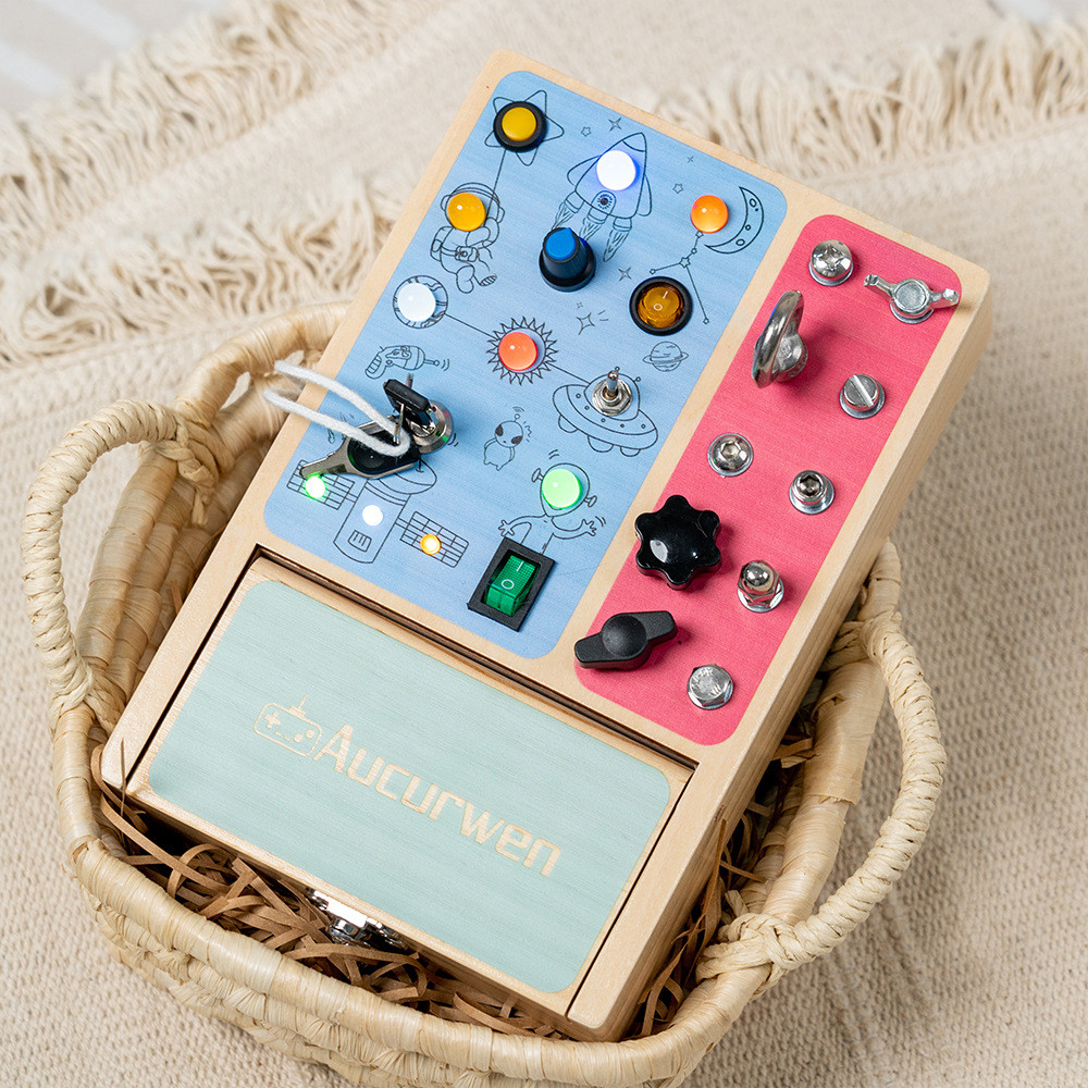 Toy Learning Wooden Featuring Led Switch And Screw Fastening For Kids ...