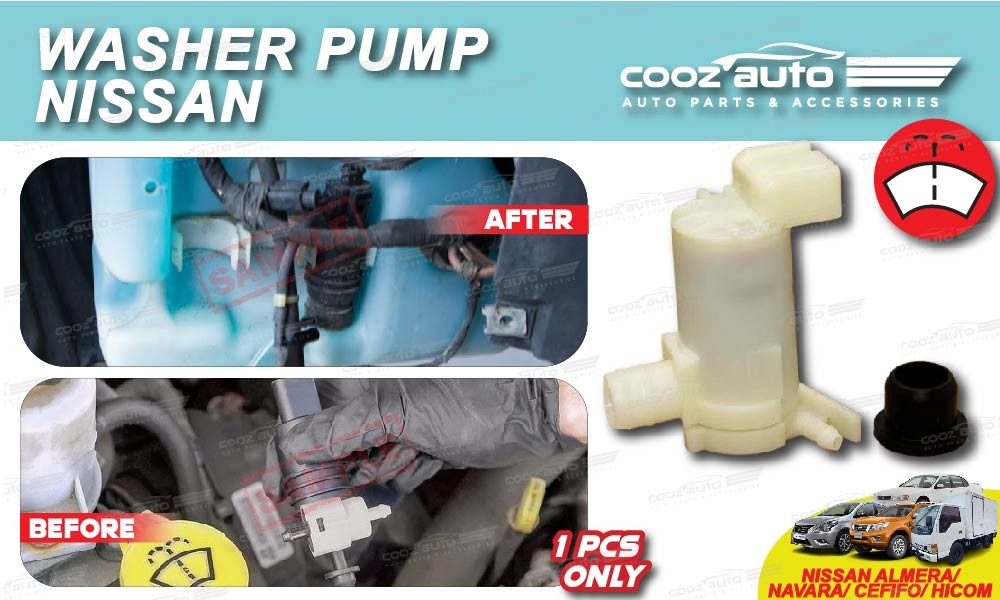 Nissan Almera N16 Navara B14 Cefiro A32 Hicom 2.8 Car Washer Pump Motor ...