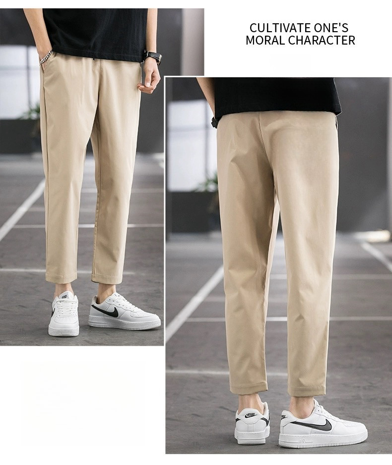 Dari Johor~BeCoolMAN Seluar warna pepejal lelaki Summer slack pants ...