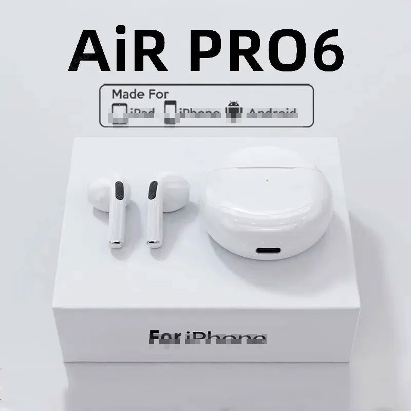 Pro 6 Bluetooth Earphones Wireless Bluetooth Headset Noise Cancelling Earbuds with Mic Pro6 ...