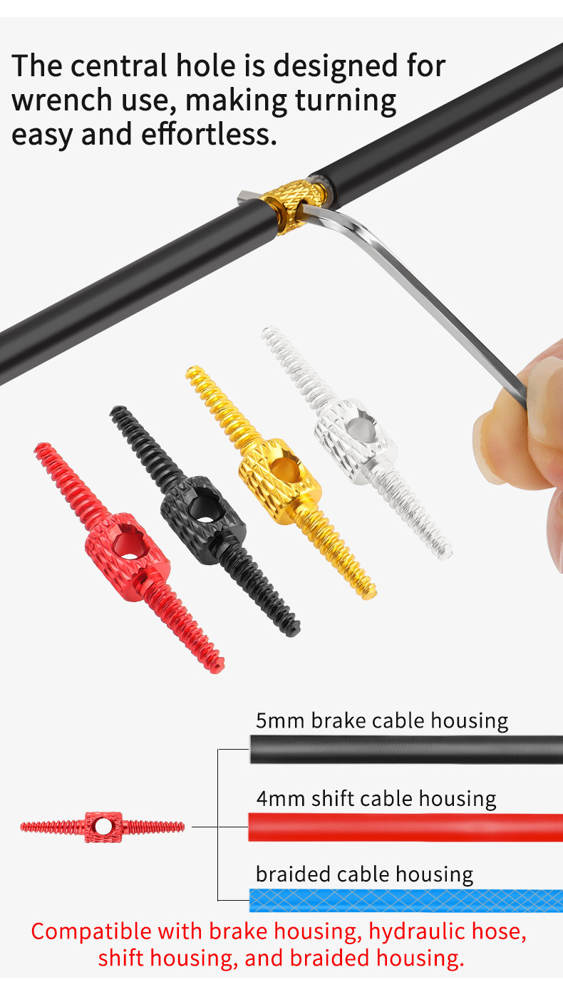 MUQZI 5/10pcs Internal Cable Routing Tool Bicycle Brake Shift Cable ...