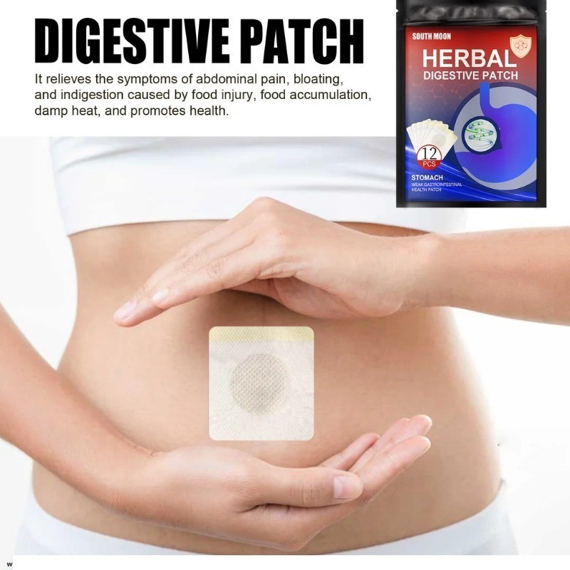 South Moon Stomach Digestive Patches Gastric Ulcer Stomach Pain Diarrhea Indigestion Medical ...
