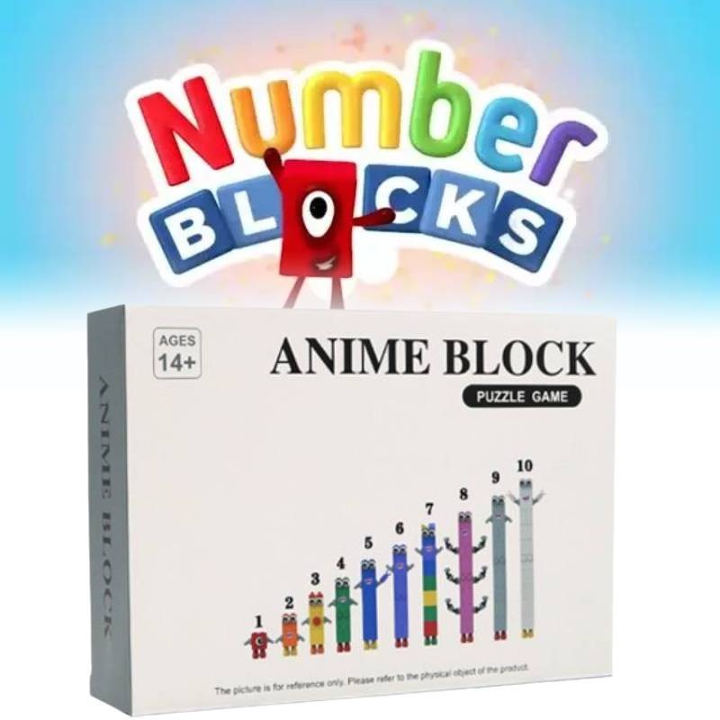 Particle Small Number Block Figurine Model Set Cognitive Development ...