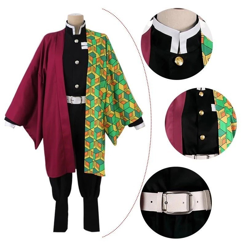 ZST Kids Anime Tomioka Giyuu Cosplay Demon Slayer Kimetsu No Yaiba ...