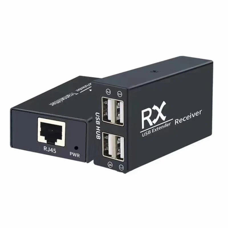 120M USB Extender 4 Port USB Rj45 Extender Over Ethernet CAT6 Cable ...