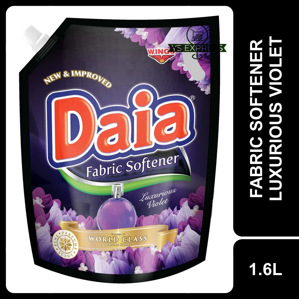 DAIA Fabric Softener Luxurious Violet Created by World Class Perfume House 1.6L - Pelembut ...