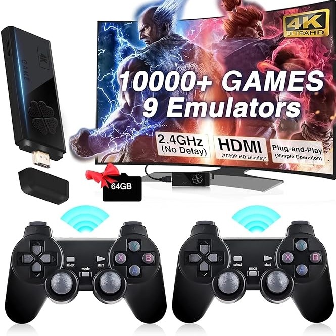 Xiaomi M8 Classic Tv Game Console Set 2 Controllers & Stick Retro-Games ...