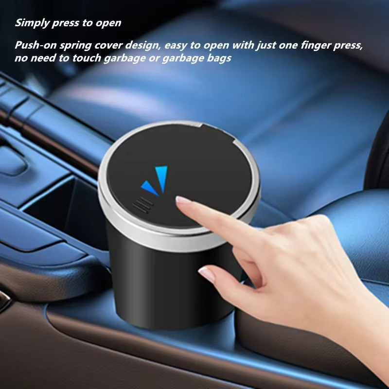 Car Dusbin Trash Car Interior Trash Bin Dust Organizer Car Rubbish Bag ...