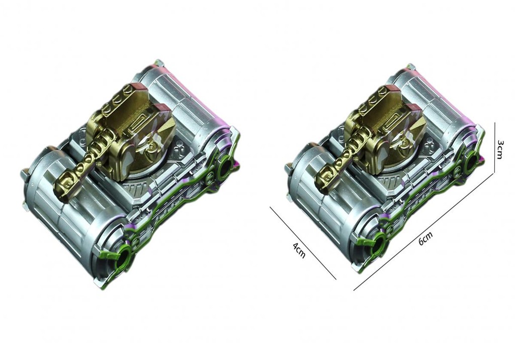 KA* Fingertip Spinning Gyro Metal Tank Fidget Spinner Deformable Stress ...