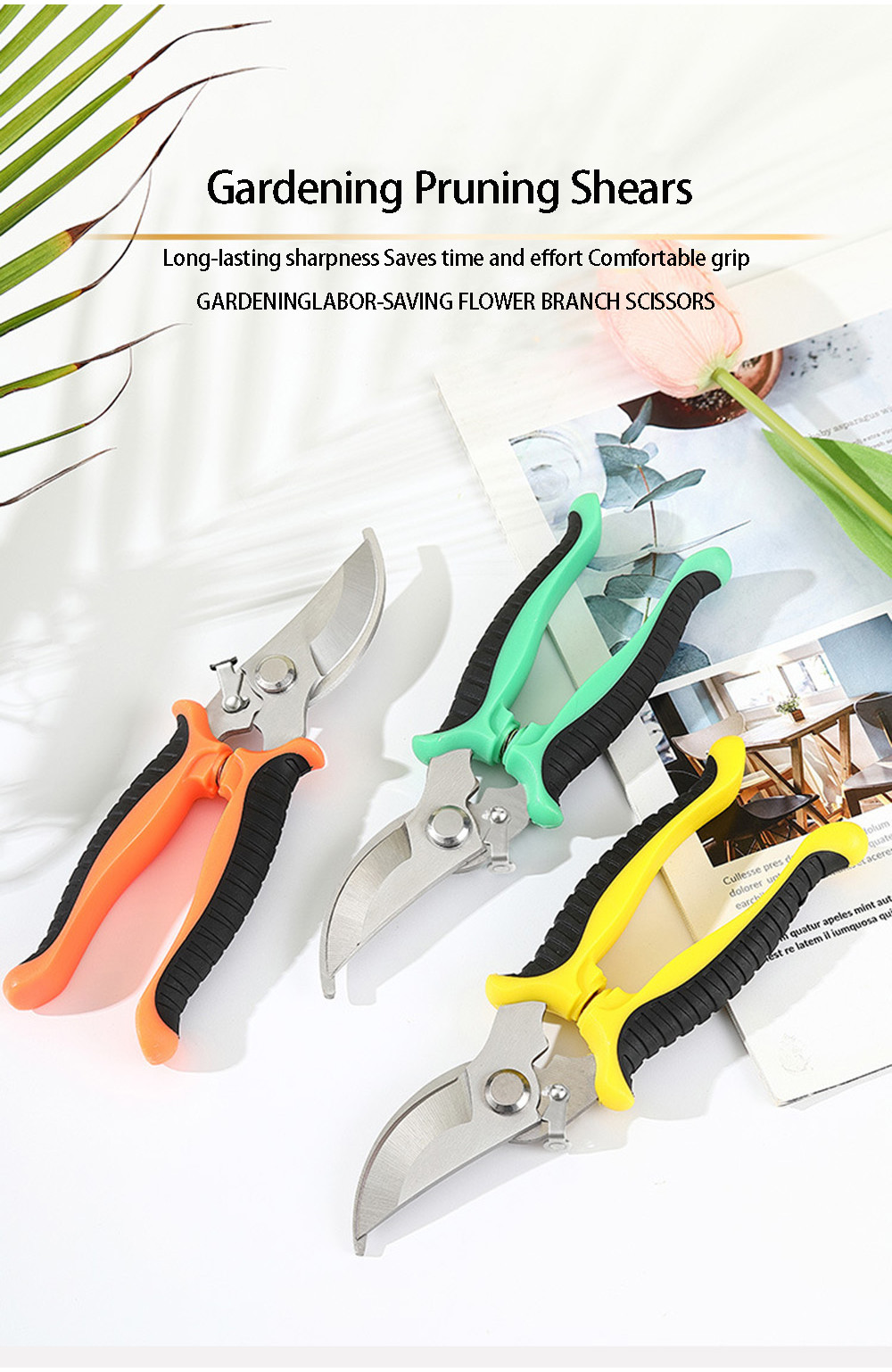 Sk5 Pruning Shears Garden Scissors Tree Cutter Plant Scissor Clip ...