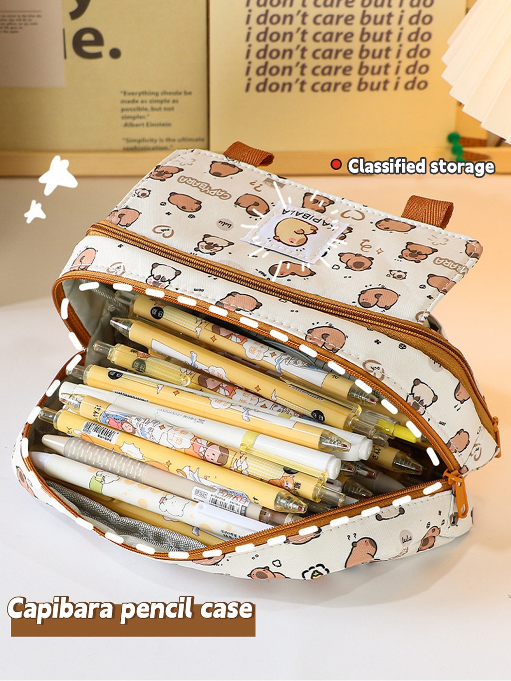 Kapibala Pencil Bag Loopy Pencil Bag Dolphin Door Eternal Large ...