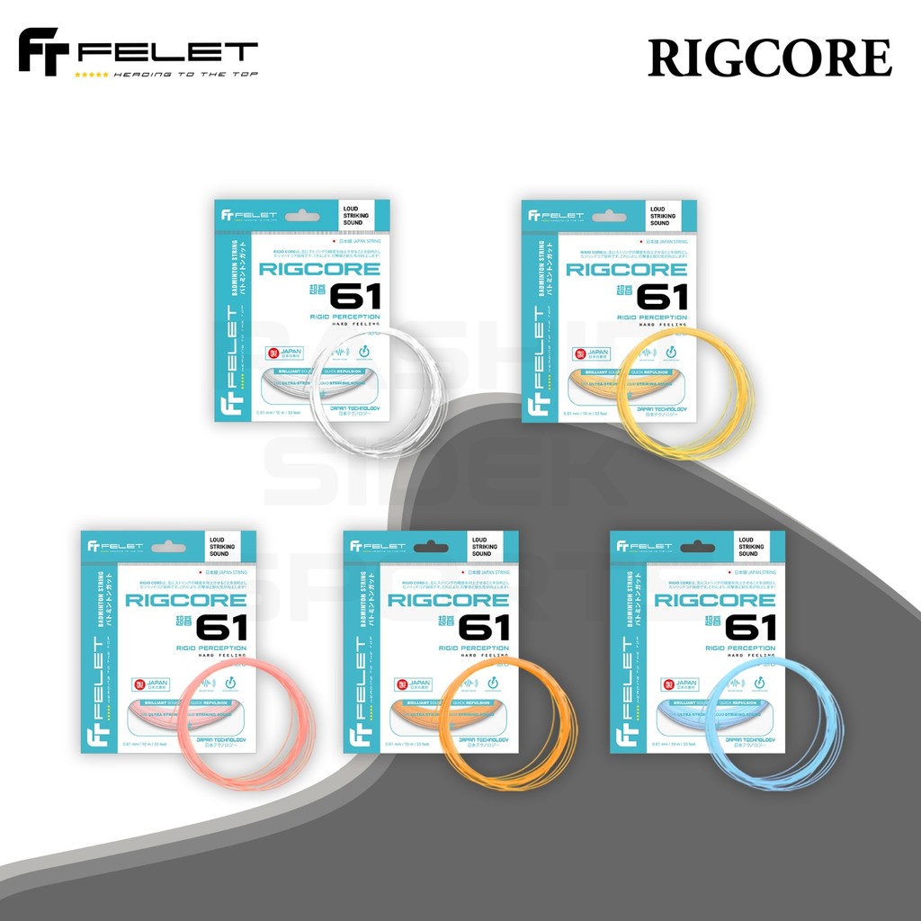 FELET RIG CORE 61 New Badminton String by FLEET | Shopee Malaysia