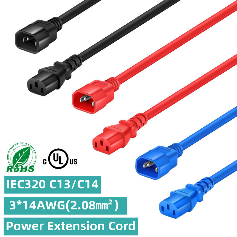 Ready Stock! Pdu Power Cord C13-C14 Chassis UPS Server Extension Cord ...