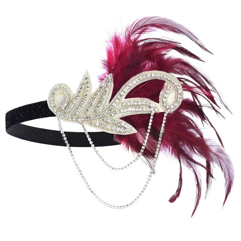 1PCS 1920s Flapper Dress Accessories Retro Party Props GATSBY ...