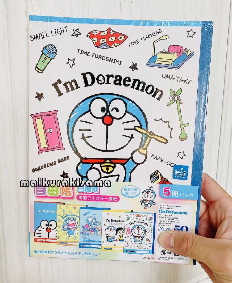 Q Made in Japan Yamano Paper Industry Notebook Notepad Doraemon ...