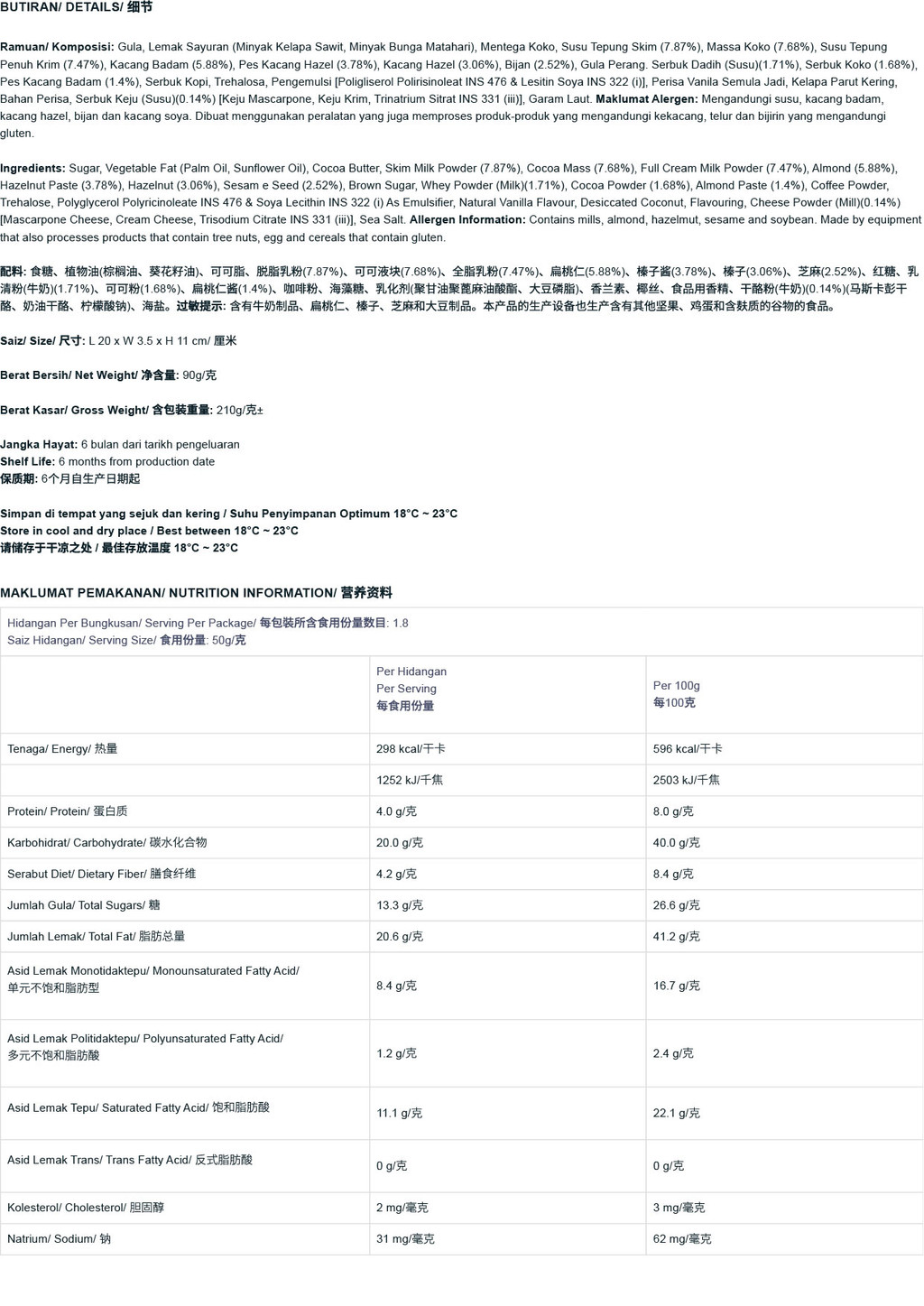 Beryl's Coklat Truffle Beraneka Jenis | Beryl's Secrecy Assortment of ...