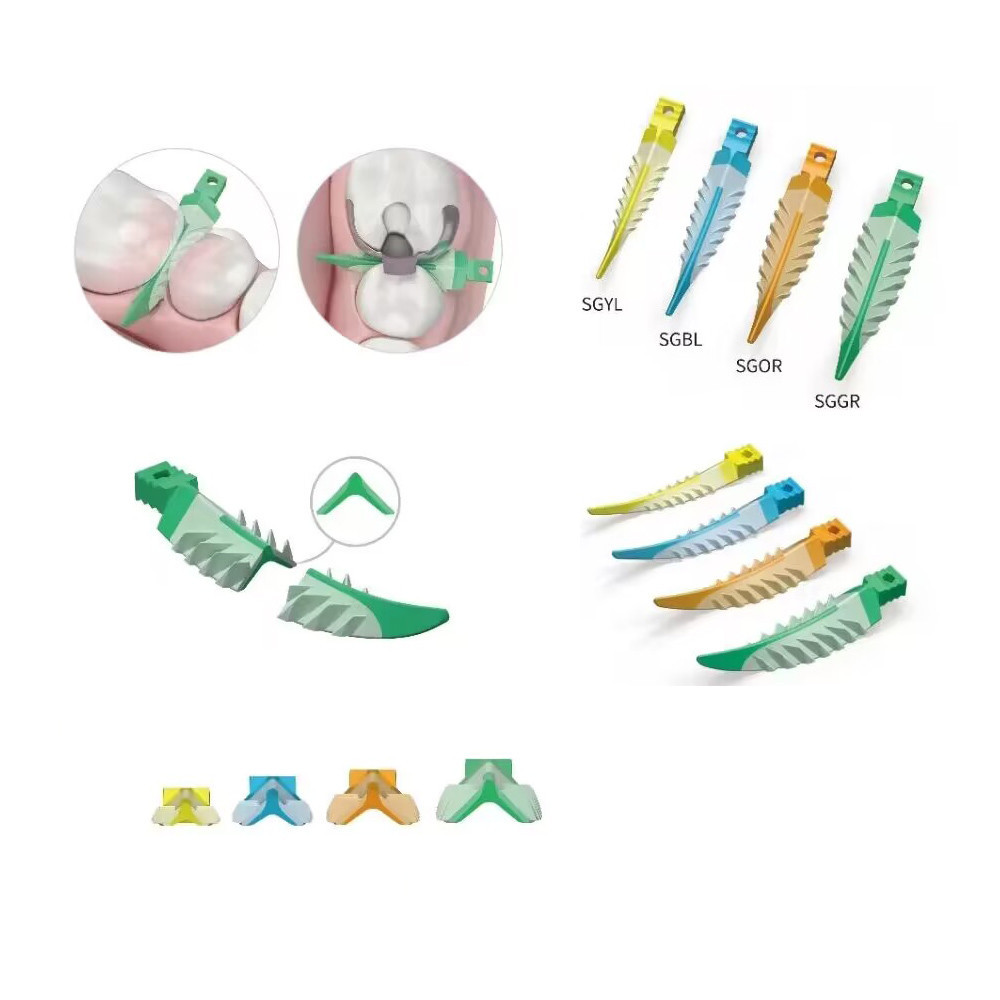 40Pcs Autoclavable Dental Composite Wedges Interdental Adaptive Wedge ...